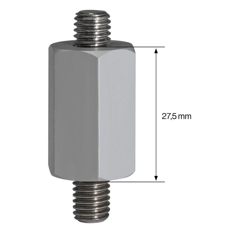 Adapter M8 male thread - M8 male thread - Laserscanning Europe Online Shop