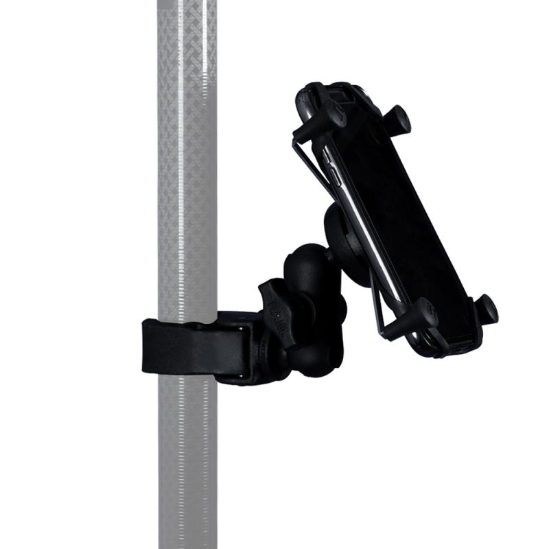 Smartphone holder for GNSS rods - Laserscanning Europe Online Shop