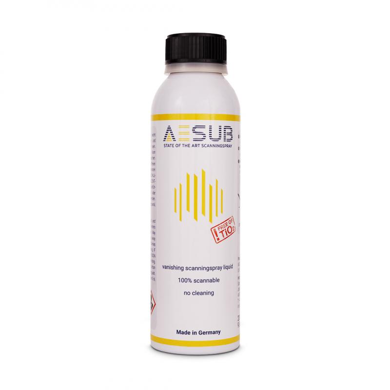 AESUB yellow - Anti-reflective spray for 3D laser scanning - Laserscanning