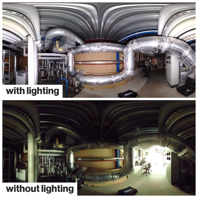 360° lighting for 3D laser scanner - Laserscanning Europe Online Shop