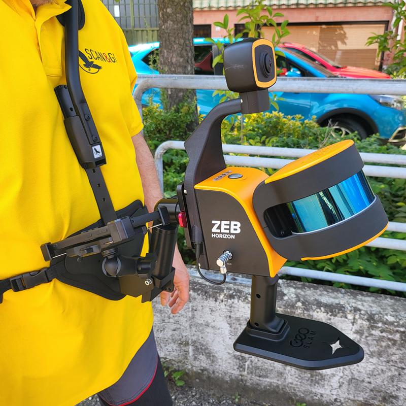 Schulterhalterung für GeoSLAM ZEB Horizon - Laserscanning Europe Online-Sho