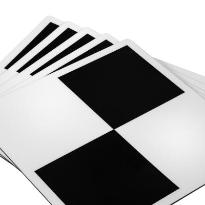 Set aus 5 magnetischen Checkerboard Targets 10 cm x 10 cm - Laserscanning E
