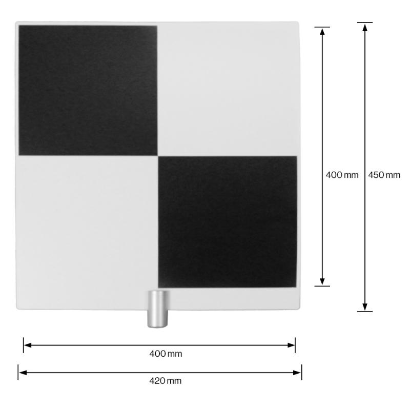Large laser scanner checkerboard target - Laserscanning Europe Online Shop
