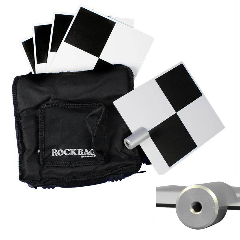 Laser Scanner Target Plates (small) Set - M8 thread + magnet - Laserscannin