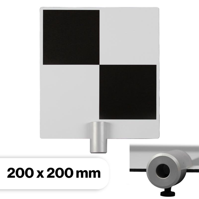 Small laser scanner target plates - leica adapter - Laserscanning Europe On